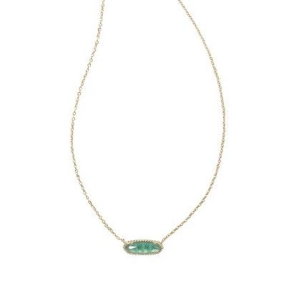 Kendra Scott | Jewelry | Kendra Scott Cats Eye Eva Clear Glass 4k Gold ...